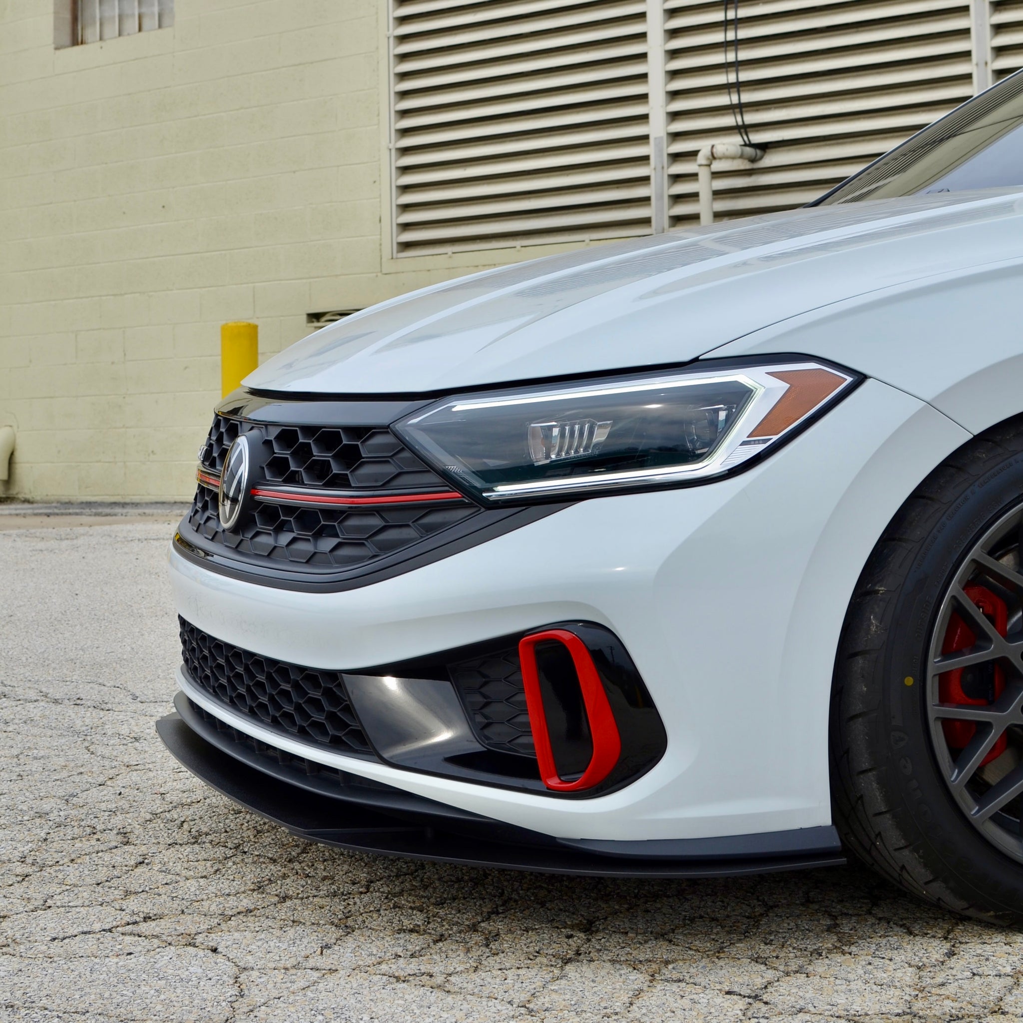 Front Lip for MK7 Jetta & GLI Facelift (2019 - 2024) Bumper mounted sp ...